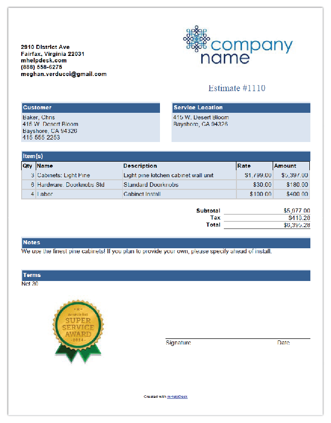 Garage Door Repair Invoice Template Bios Pics